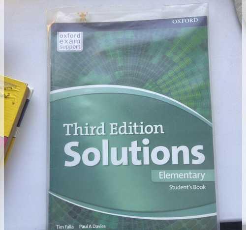 Учебник английского языка solutions elementary