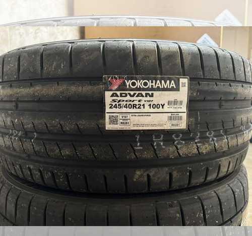 Yokohama Advan Sport V107 245/40 R21 и 275/35 R21