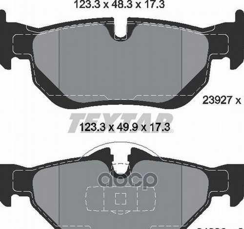 Колодки зад.BMW 1, 3 E90 05 2392701 Textar