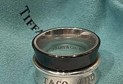 Оригинальное кольцо Tiffany из серебра и титана