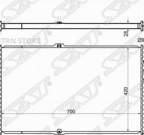 Радиатор Kia Carnival 02-06