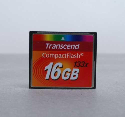 Карта памяти compact flash Transcend 16 GB