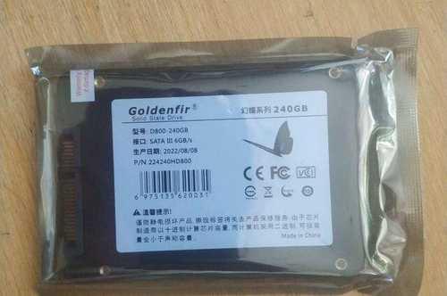 SSD накопитель goldenfir (240 гб)