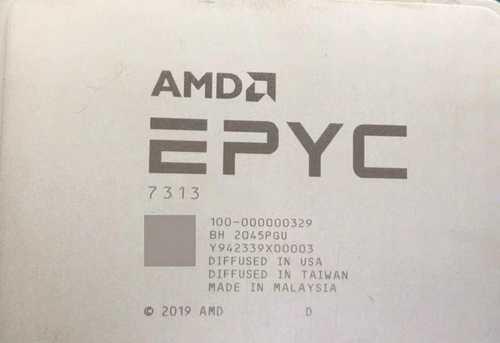 AMD epyc 7313 16 ядер 3.0-3.7GHz 128MB 155W