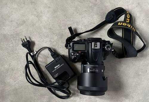 Фотоаппарат Nikon D7000 + объектив Sigma