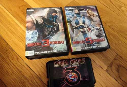 Картриджи Sega Mortal kombat 16 bit