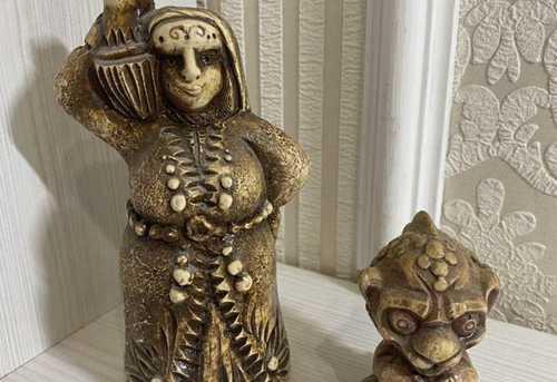 Вазы и керамические статуэтки