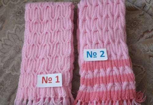 Вязанные шарфики для девочки