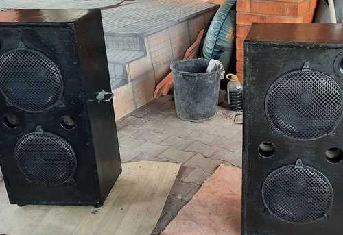 Колонки X-Music 2100-4200W 2ш Pro TOP 12"х2+Вч 4Ом