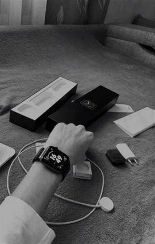 Часы Apple Watch Nike+ S4 44mm Space Gray