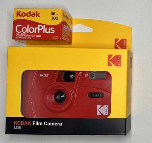 Новый пленочный фотоаппарат Kodak m35 и фотопленка