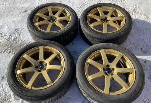 R18 enkei pf07 + yokohama колеса летние subaru