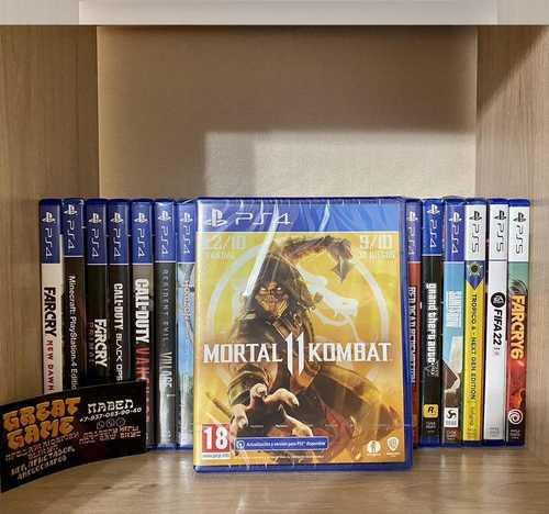 Игры PS4: Mortal Kombat 11/MK 11 (Запечатанная)