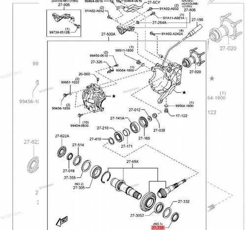 Сальник раздатки