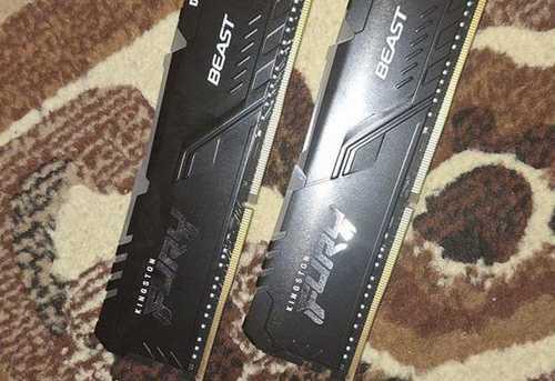 Kingston hyperx fury ddr4 16gb 3600