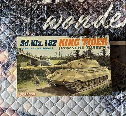 Сборная модель танка King Tiger (porsche turret)