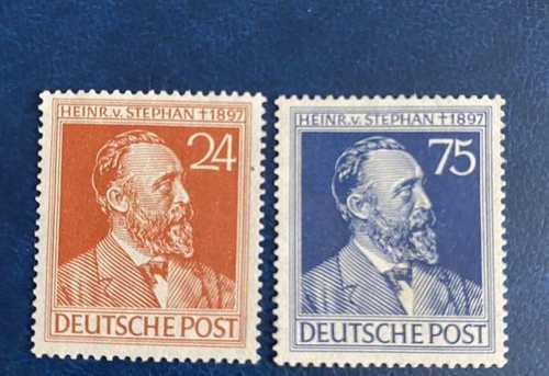 Почтовые марки германии 1947 г