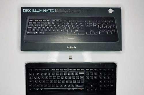 Клавиатура Logitech Illuminated K800 и Unifying