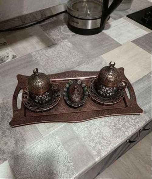 Турецкий кофейный набор 80 мл на 2 персон | Festima.Ru - Мониторинг .