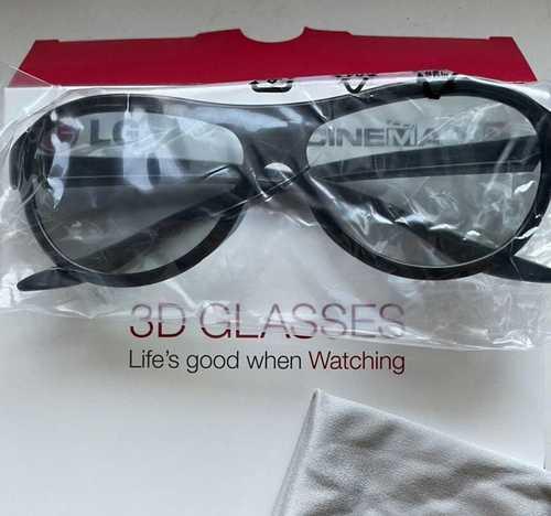 3D очки для телевизора lg новые 4 шт