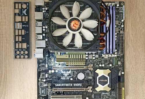 Asus Sabertooth 990fx +fx8350 +охлаждение