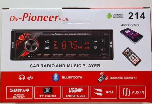 Магнитола pioneer-214 1 din (Новая)