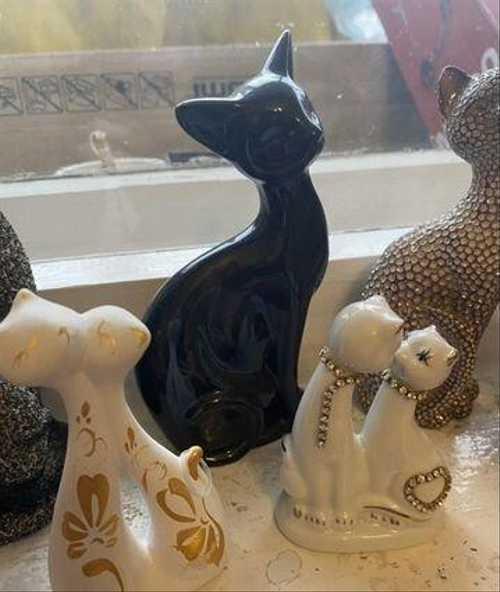 Статуэтка кошка керамическая