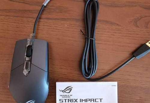 Игровая мышка asus strix impact