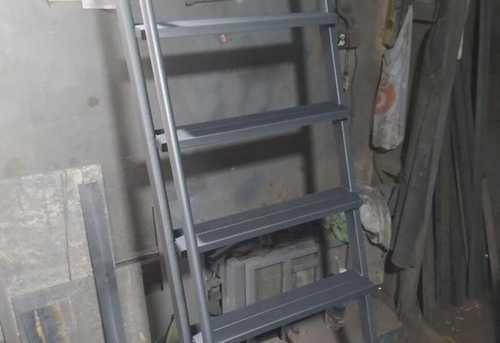 Лестница с площадкой 40 см