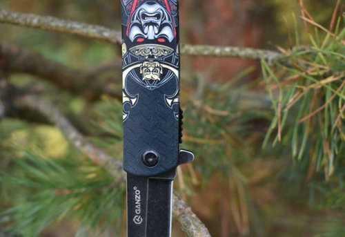 Нож Ganzo G626-BS черный samurai самурай