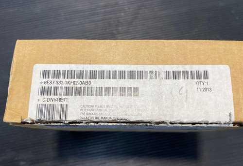 Siemens 6es7 331-1kf02-0ab0