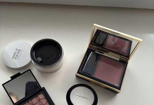 Румяна Estee lauder, Nars, Mac, пудра mufe