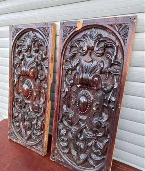 Старинные резные мебельные дверцы