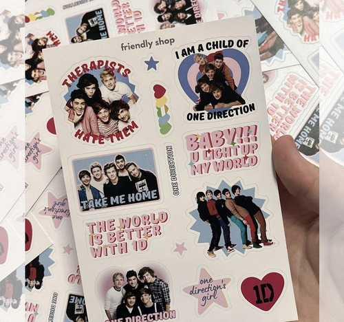 Стикеры One Direction