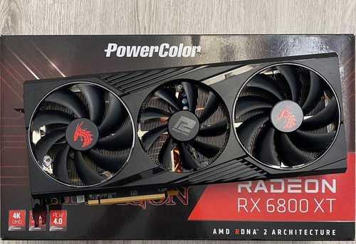 Видеокарта Powercolor rx 6800xt r.dragon/комплект