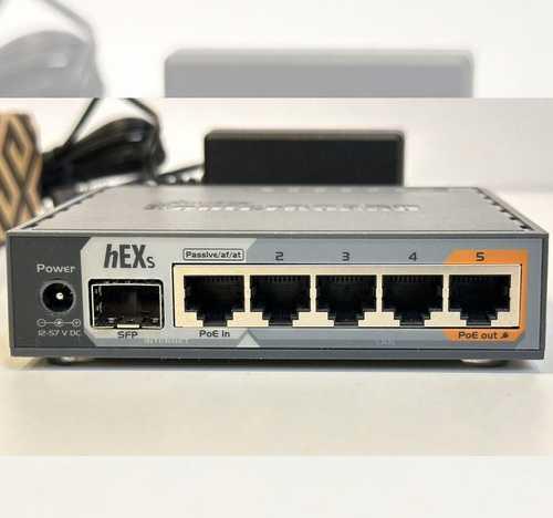 Маршрутизатор MikroTik hEX S RB760iGS   SFP-T