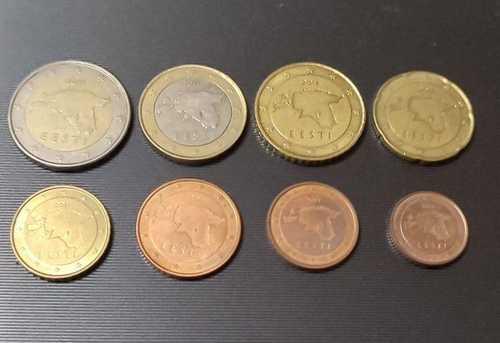 Монеты 2 Евро Эстония