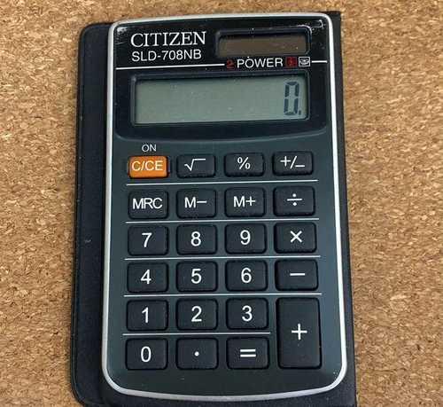 Калькулятор citizen sld- 708nb