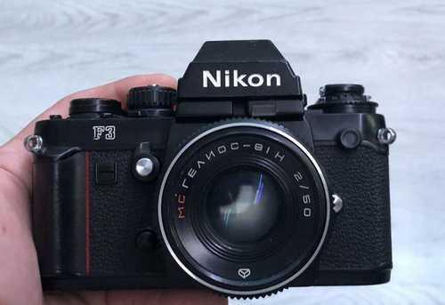 Nikon F3 + helios 81Н
