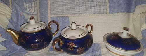 Заварник, сахарницы кобальт