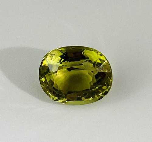 Редкий хром турмалин в огранке овал, 5.15 ct, топ