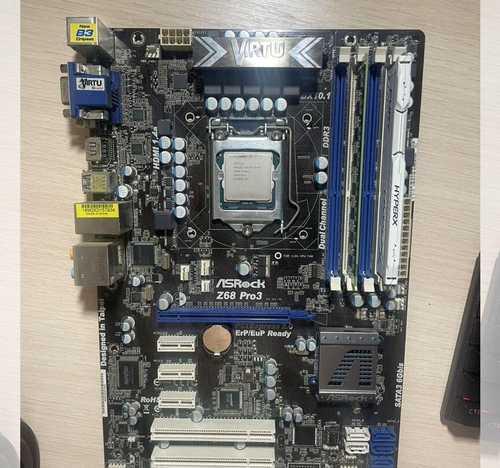 Связка i7 3770 asrock z68pro3 12gb