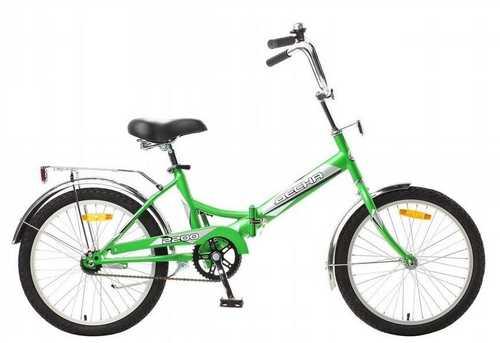 Велосипед 20д. Десна 2200, 1 ск, складной, зеленый
