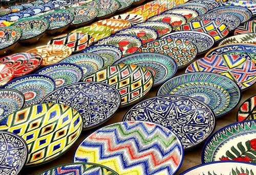 Ляган узбекская керамическая посуда