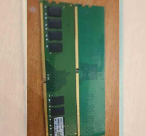 Оперативная память ddr4 2400мг 2x8 (2 платы по 8гб