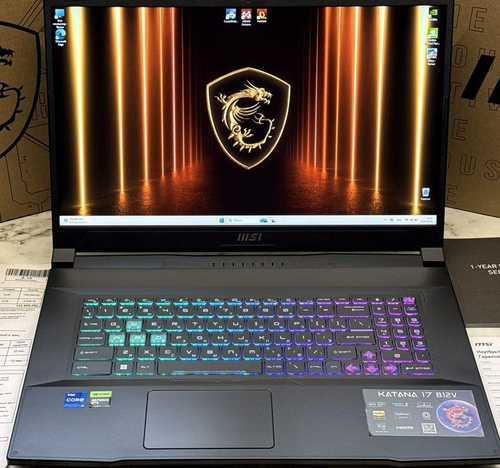 MSI 17.3 RTX 4070/I7-12650/16Ram/SSD 1000GB