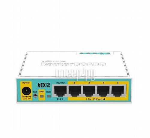 Маршрутизатор MikroTik hEX Poe lite RB750UPr2