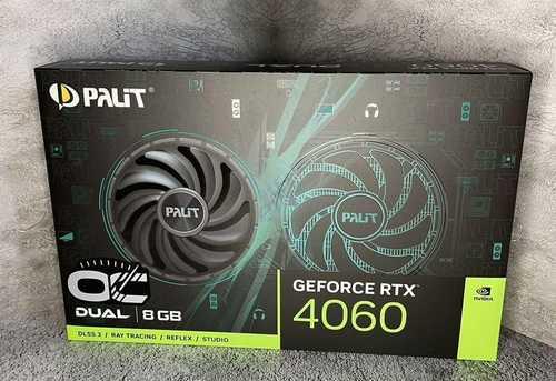 Видеокарта Palit GeForce rtx 4060 Dual OC 8 Gb