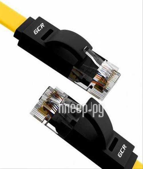 GCR Prof UTP cat.6 RJ45 1.5m Yellow-Black GCR