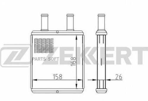 Радиатор печки LADA Priora 07